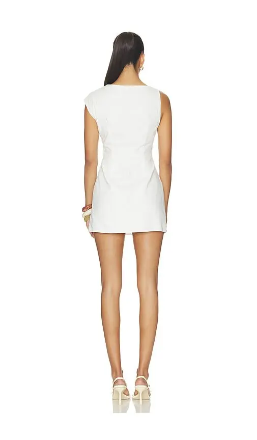 SNDYS. Saskia Mini Dress - White