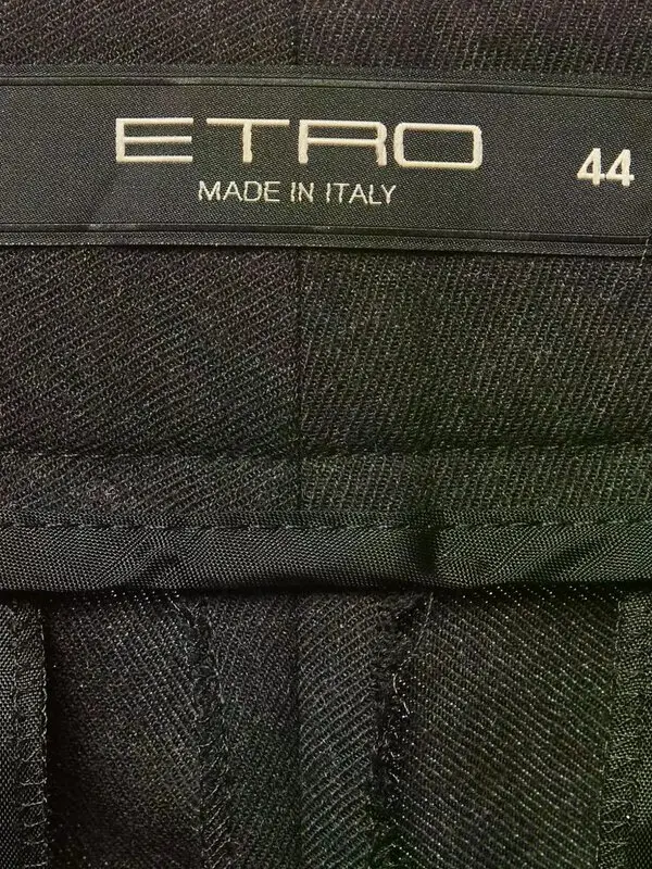 Etro Wool Blend Straight-leg Trousers