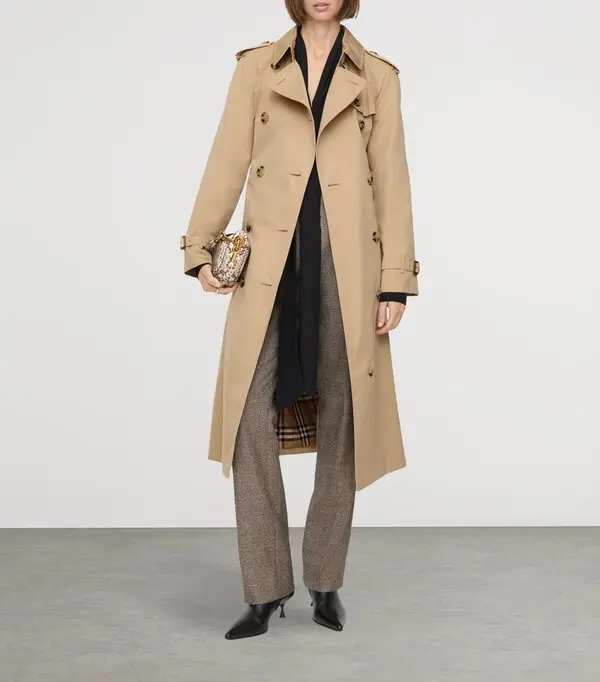 Burberry Waterloo Heritage Trench Coat - Beige