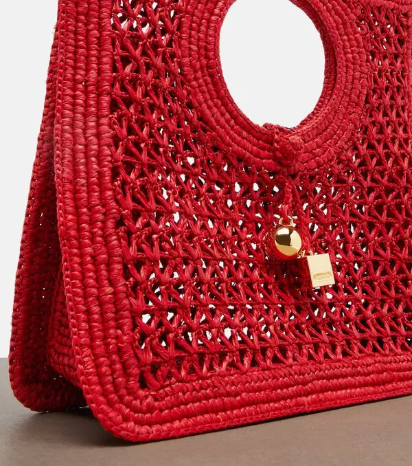 Jacquemus Spiaggia Raffia Bag