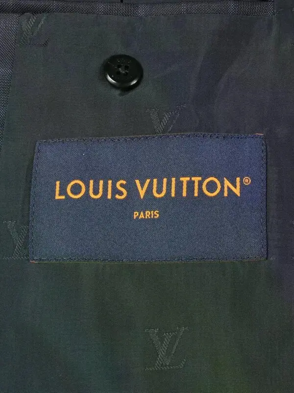 LOUIS VUITTON 2010s Glen Check Blouson Jacket