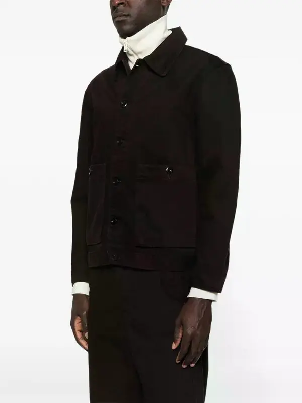 Sandro Buttoned Denim Jacket