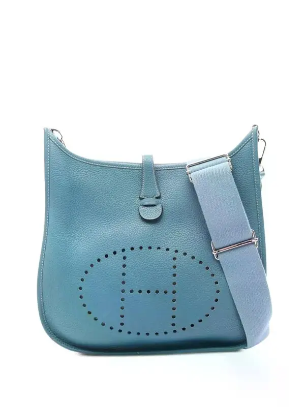 Hermès Evelyn 3 Troyes Pm Shoulder Bag - Blue
