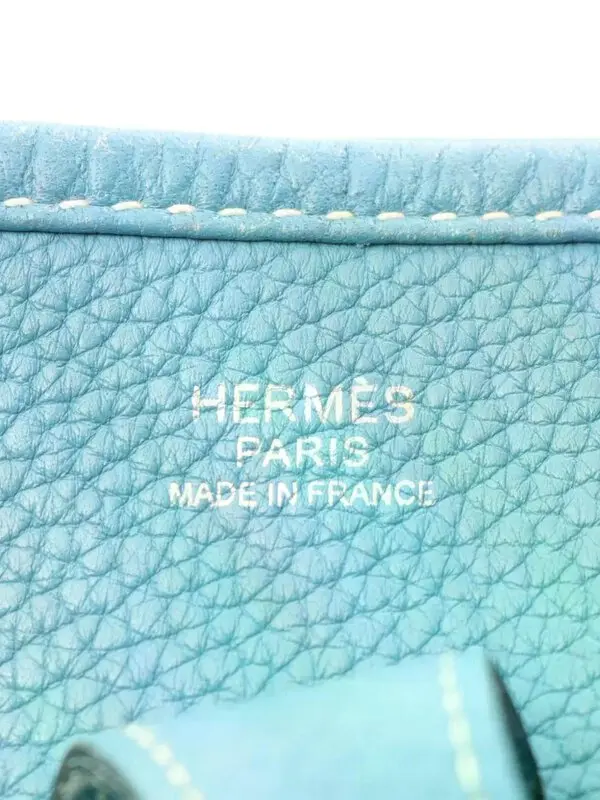 Hermès Evelyn 3 Troyes Pm Shoulder Bag - Blue