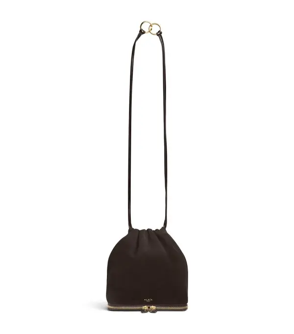 Alaïa Suede Le Ponchon Cross-body Bag