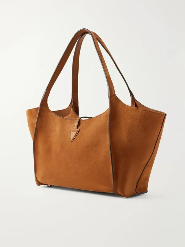TOD'S Small Suede Shoulder Bag - Brown