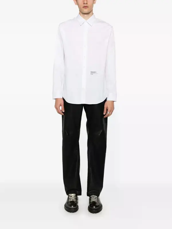 Dsquared2 Logo Print Poplin Shirt