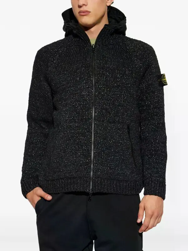 Stone Island Logo-patch Hooded Jacket