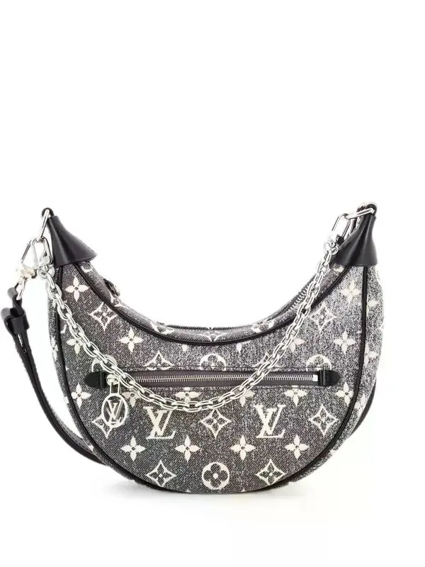 LOUIS VUITTON Monogram Jacquard Denim Hobo Bag