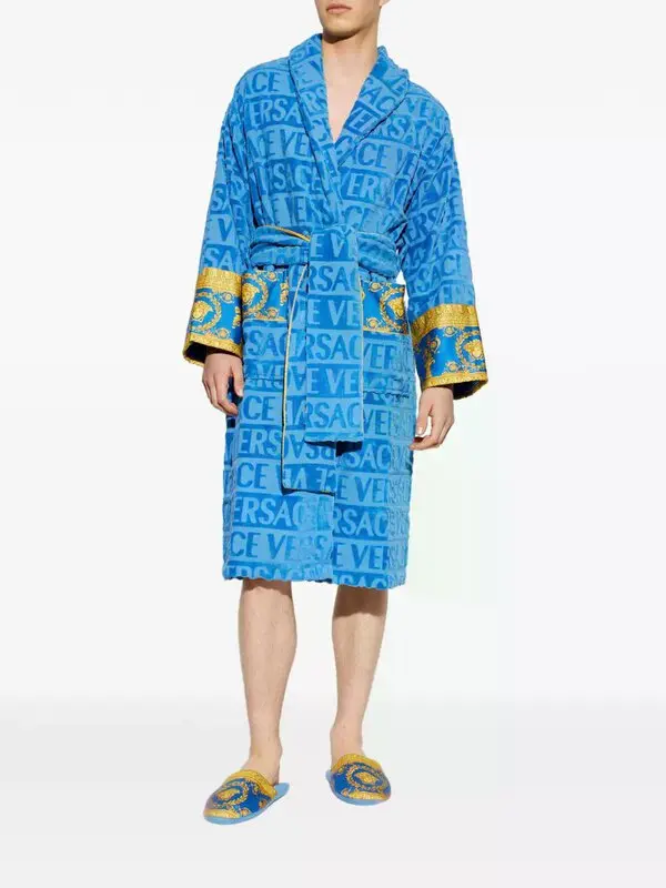 Versace I Love Baroque Bathrobe - Blue
