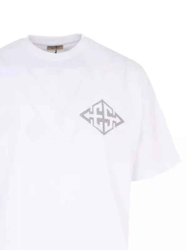 EXIT SOCIETY Logo-print Cotton T-shirt