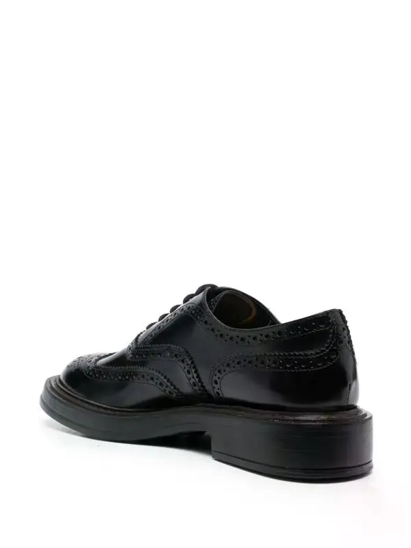 TOD'S Lace-up Perforated Oxford Shoes