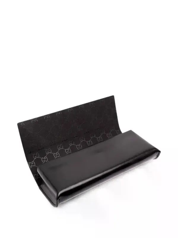 Gucci Oval-frame Sunglasses With Interlocking G Logo