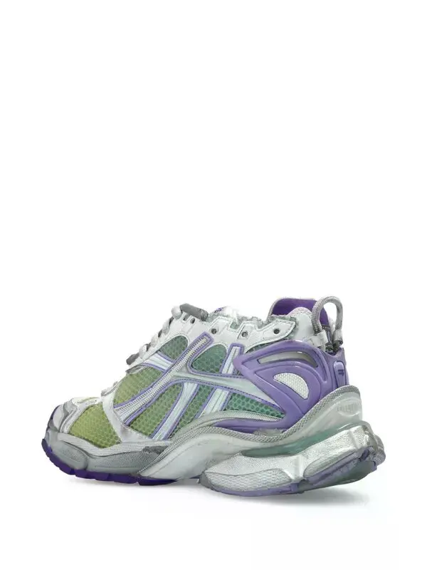 Balenciaga Runner Lace-up Sneakers - Silver