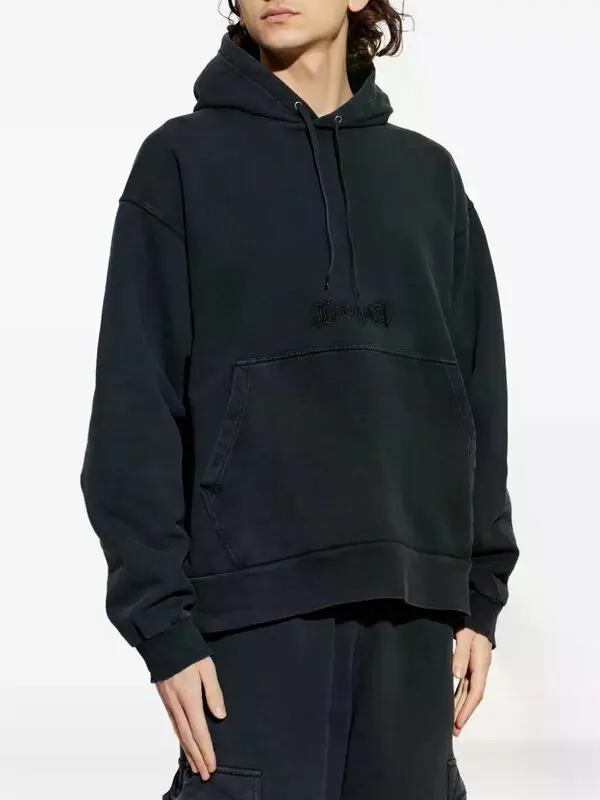 Balenciaga Logo-embroidered Hoodie