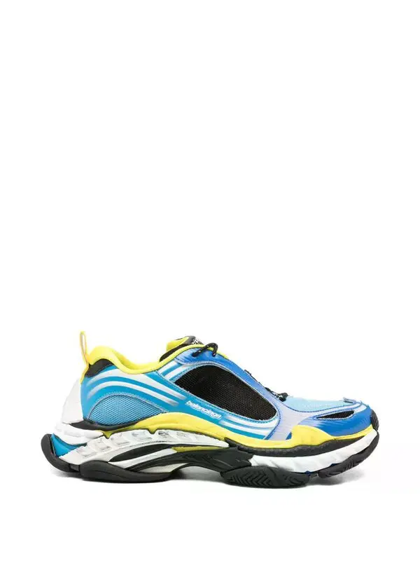 Balenciaga Triple S 2 Panelled Sneakers - Blue