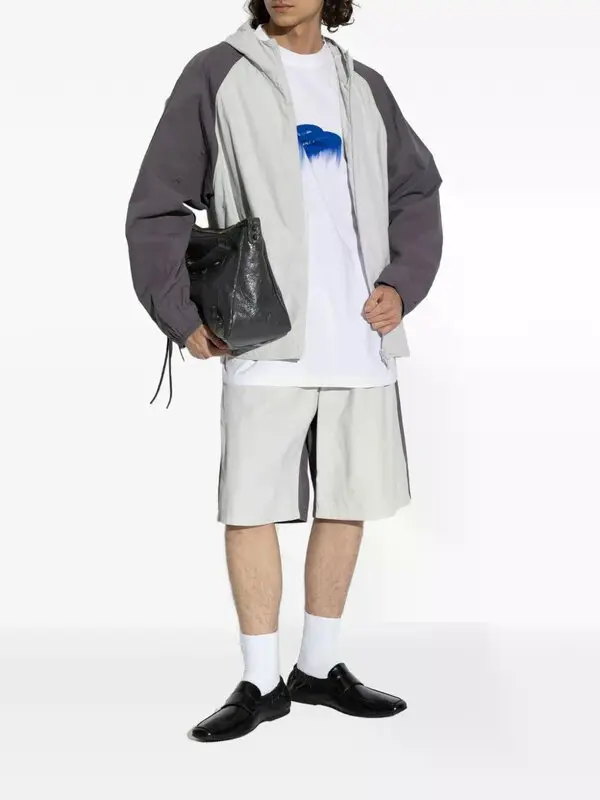 Balenciaga Zip-up Hooded Jacket