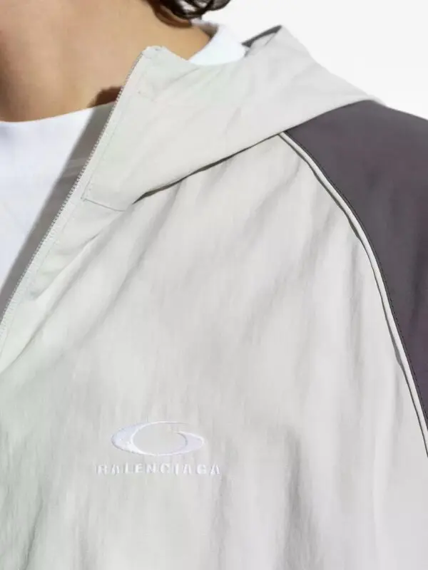 Balenciaga Zip-up Hooded Jacket