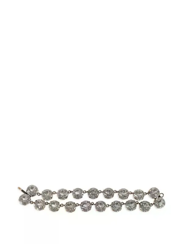Balenciaga Gala Crystal-embellished Double-strand Bracelet