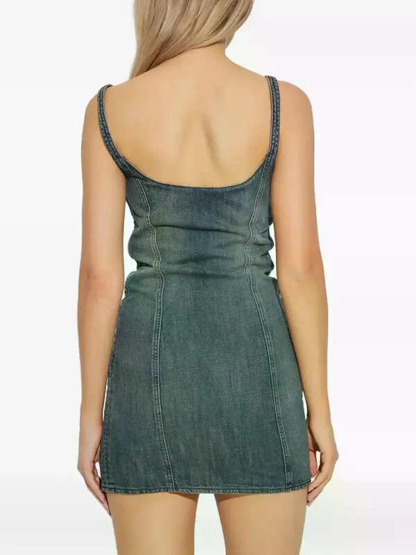 Balenciaga Denim Mini Dress