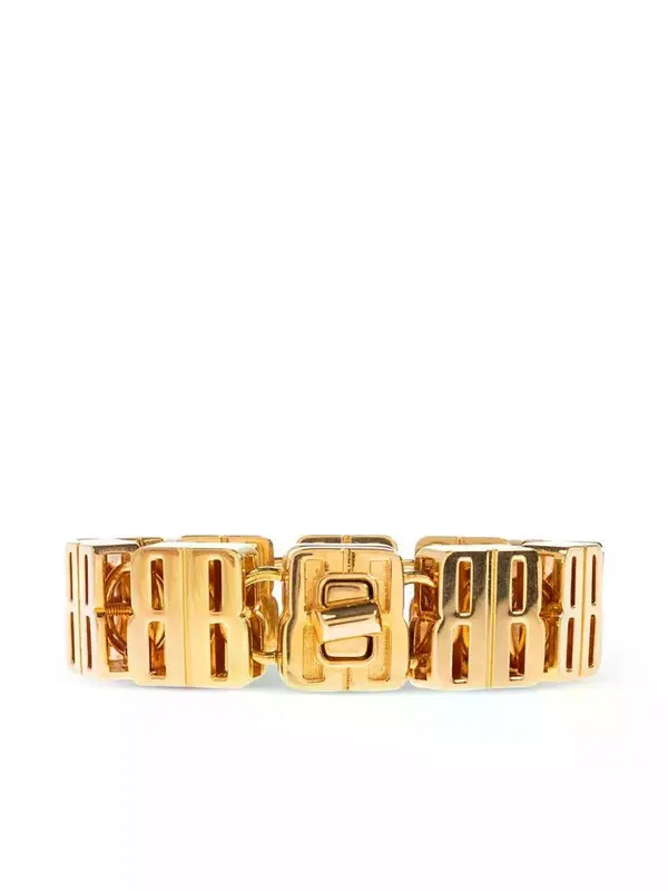 Balenciaga Bb Logo Link Bracelet