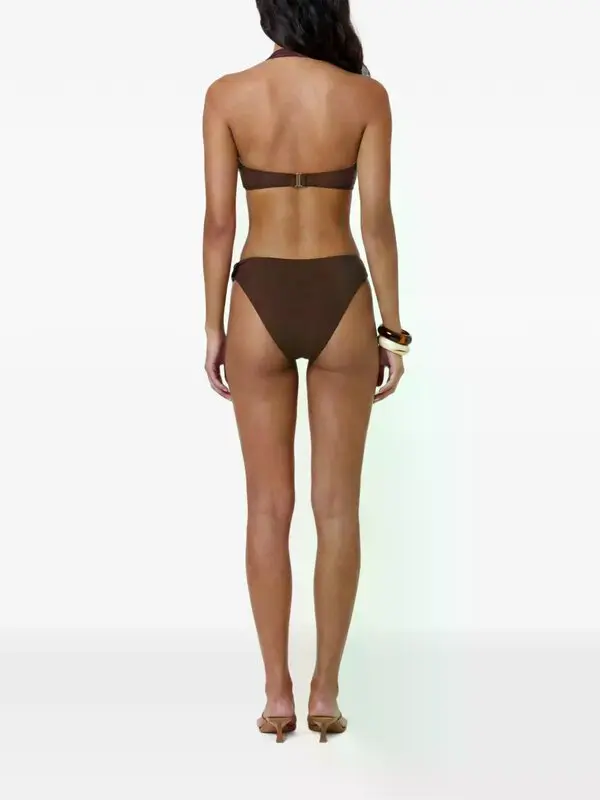 NICHOLAS Sirena Halter Bikini Top - Brown