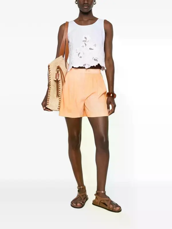 Ermanno Scervino High-waisted Pleated Shorts