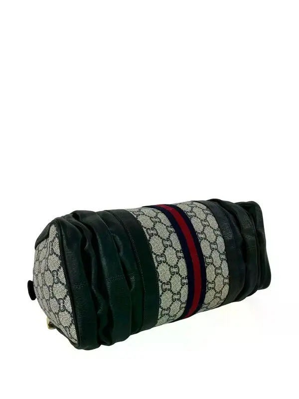 Gucci 20th Century Gg Supreme Plus Web Boston Bag
