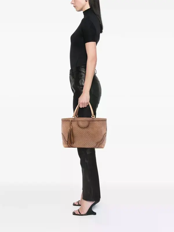 Gucci Large Microssima Brogue Duilio Tote Bag