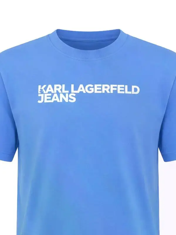 Karl Lagerfeld Logo-print T-shirt - Blue
