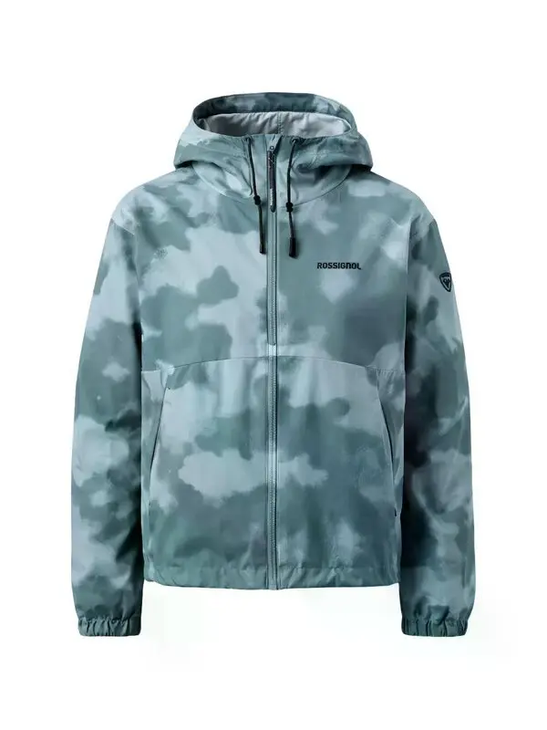 Rossignol Hooded Jacket With Logo Patch - Blue