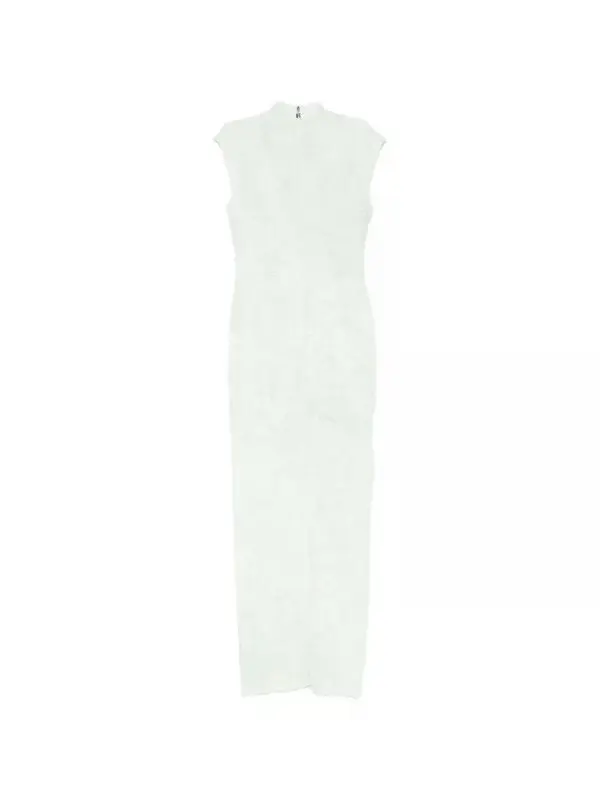 ROTATE BY BIRGER CHRISTENSEN Sleeveless High Neck Maxi Dress - Green