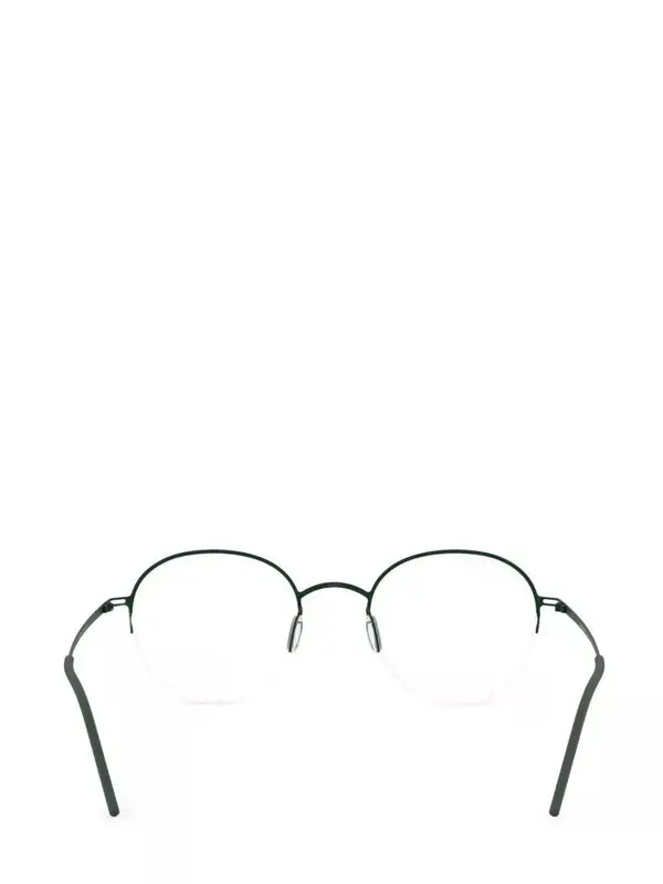 Giorgio Armani Half-rim Round-frame Glasses
