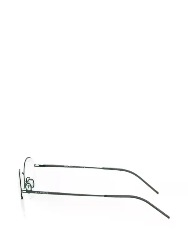 Giorgio Armani Half-rim Round-frame Glasses