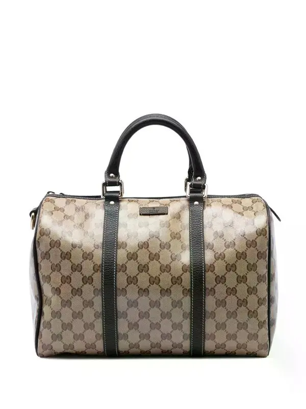 Gucci Gg Crystal Joy Boston Bag - Neutrals