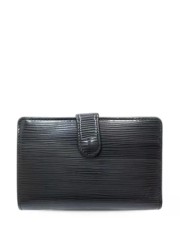LOUIS VUITTON 2013 Epi Porte Monnaie Billets Viennois Small Wallets - Black