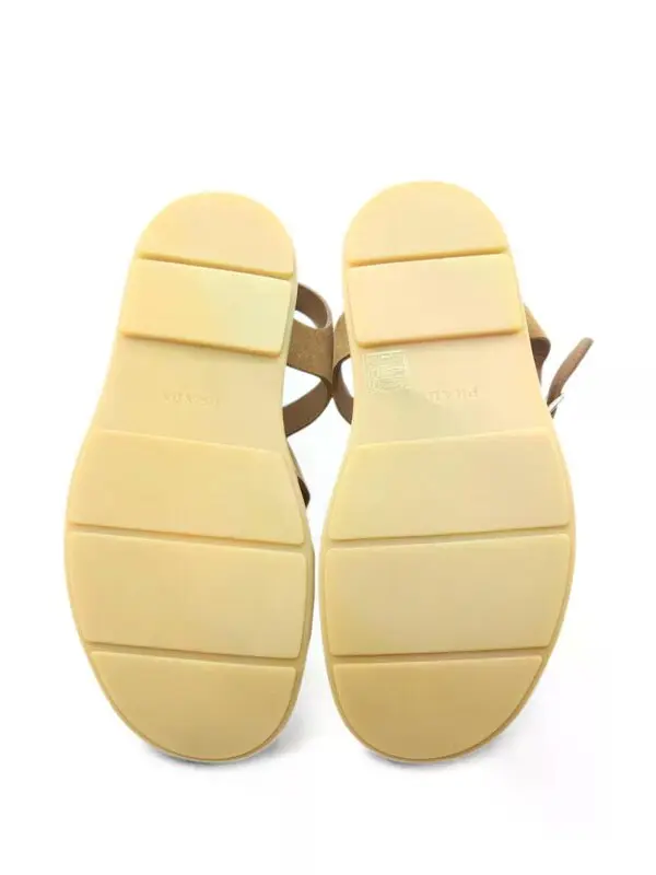 Prada Suede Triangle Logo Sandals
