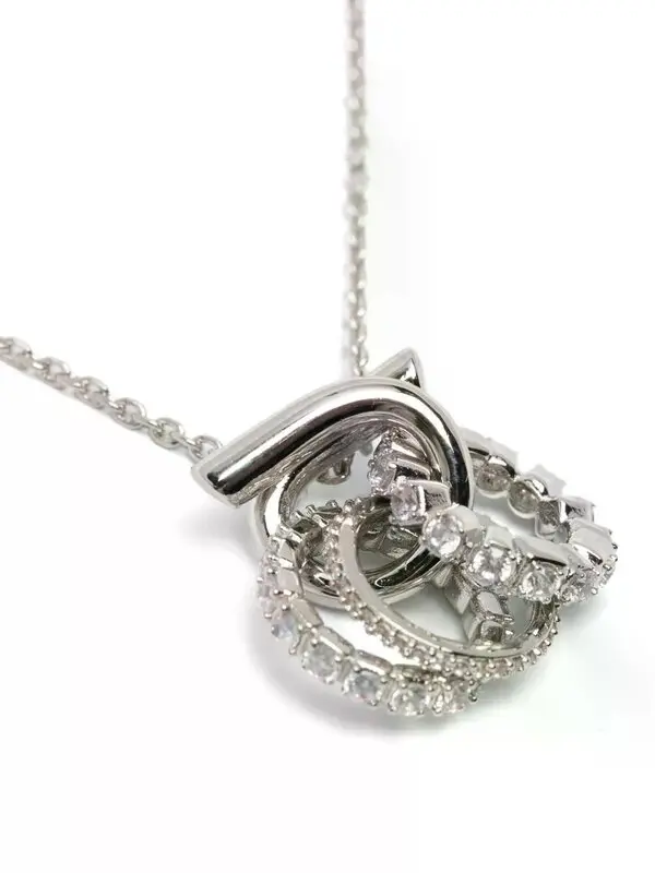 FERRAGAMO Tone Crystal-embellished Necklace