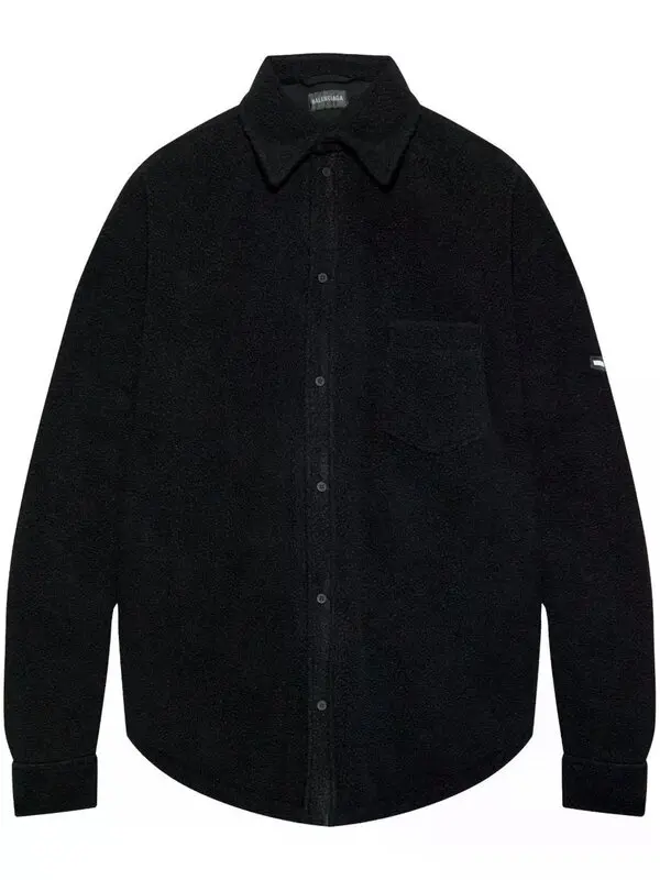 Balenciaga Brushed-finish Fleece Shirt