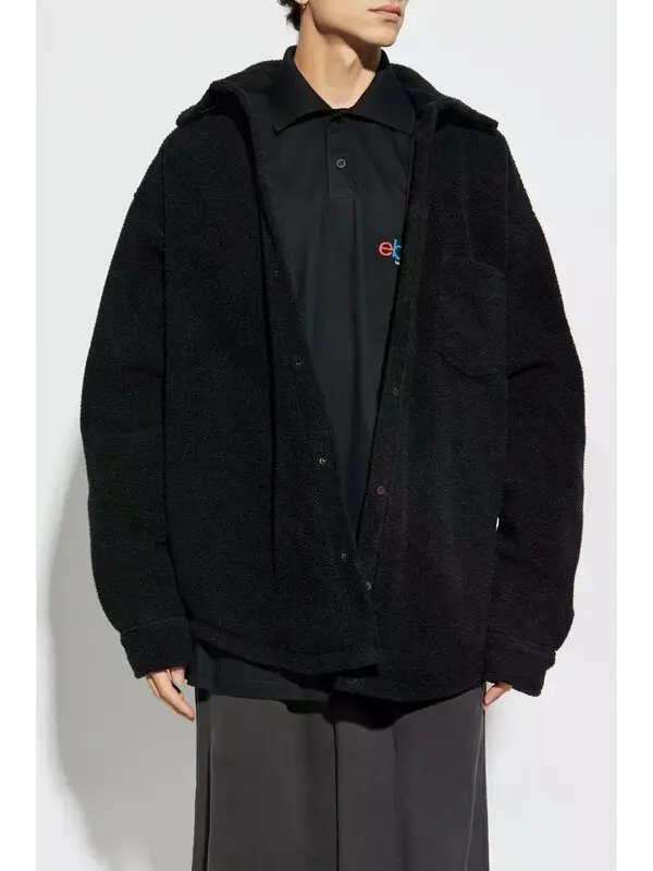 Balenciaga Brushed-finish Fleece Shirt