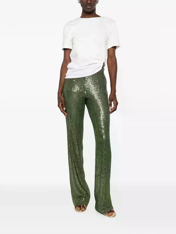 SIEDRES Embellished Straight Leg Trousers