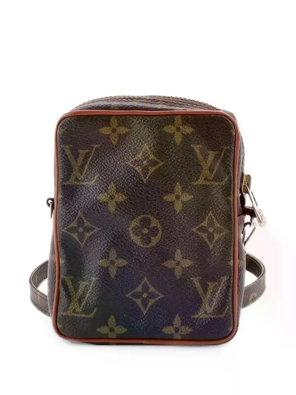 LOUIS VUITTON Danube Monogram Canvas Mini Crossbody Bag - Brown