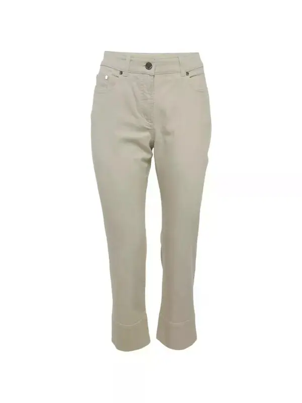 Loro Piana High-waist Cropped Skinny Jeans - Neutrals