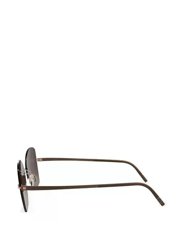 SILHOUETTE Rimless Geometric-frame Sunglasses