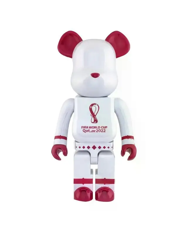 MEDICOM TOY X Fifa World Cup Qatar 2022 Bearbrick Figurine - White