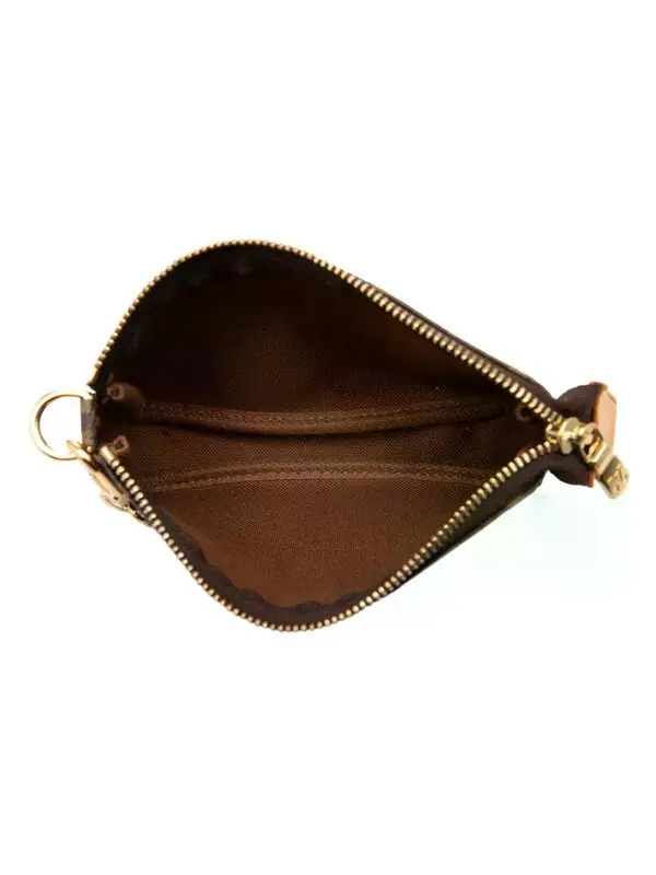 LOUIS VUITTON Monogram Mini Pochette Accessoires Handbag - Brown