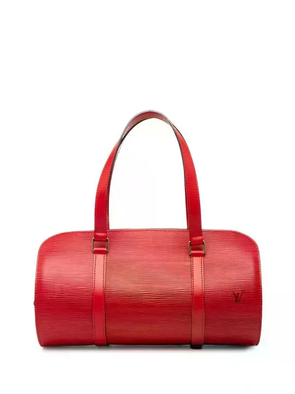 LOUIS VUITTON Epi Soufflot Handbag - Red