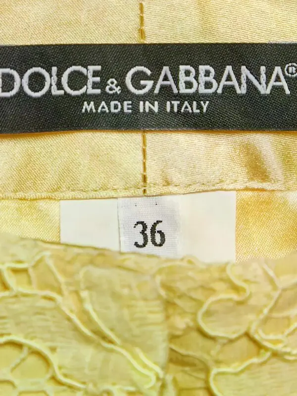 Dolce & Gabbana Floral Lace Tailored Shorts