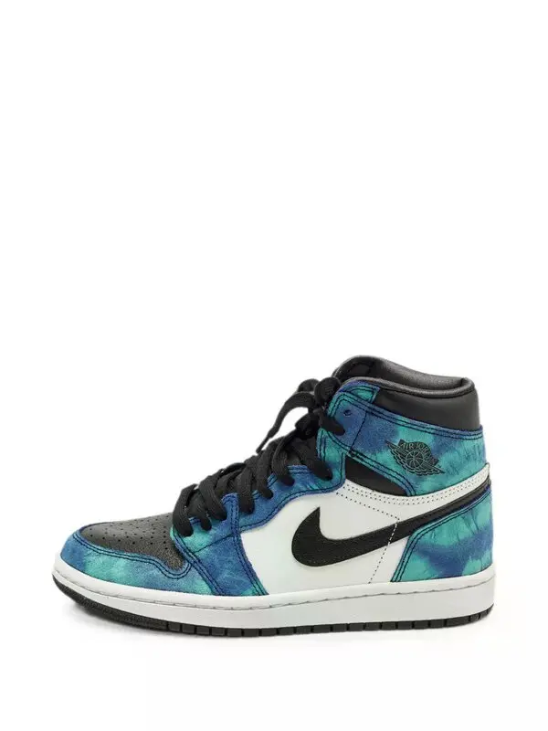 JORDAN 1 Retro Tie Dye High Top Sneakers - Blue