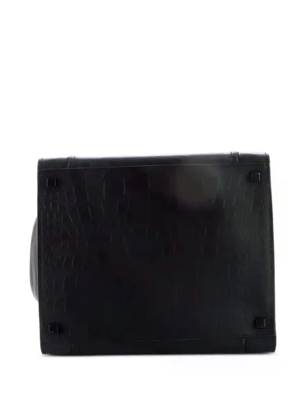 Celine Phantom Bag Crocodile Embossed Leather Medium Tote Bag